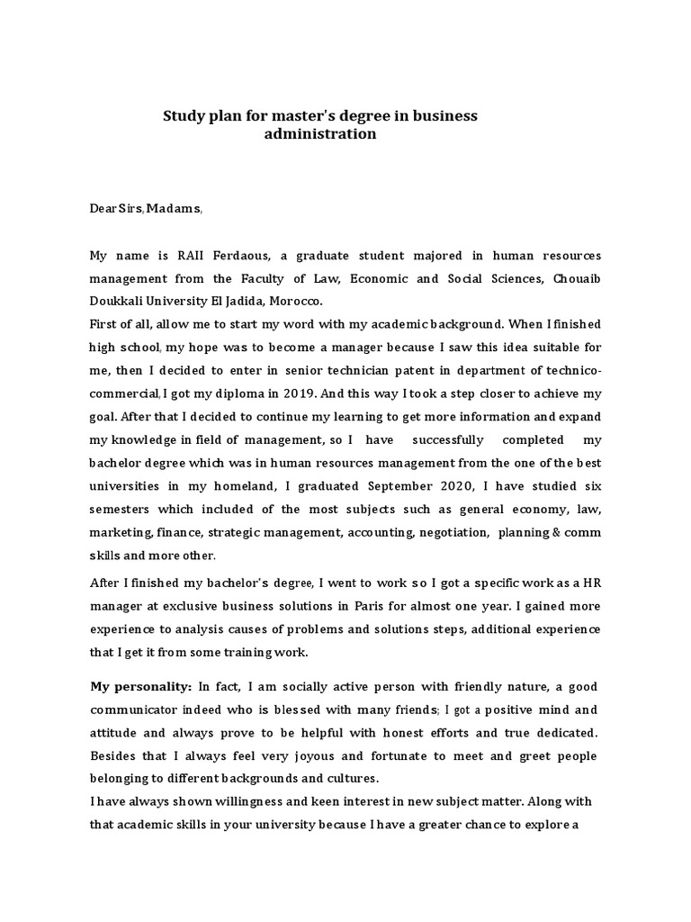 Study Plan 2 | PDF | International Student | Cognition