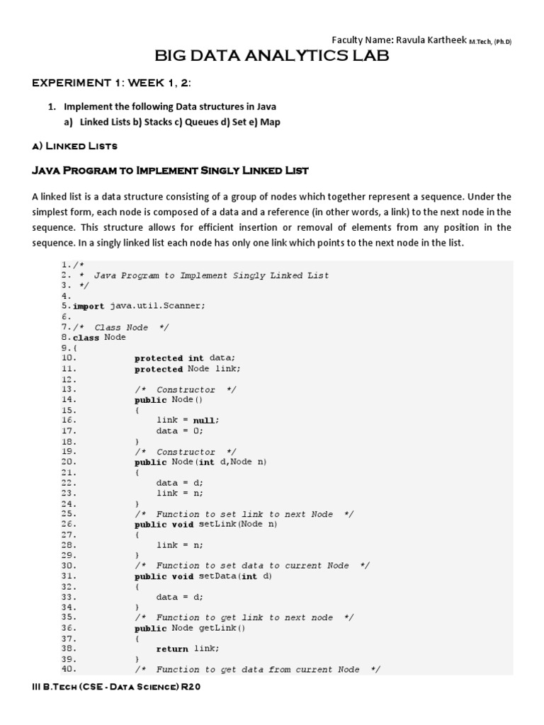 BDA Lab Experiment - Queues | PDF