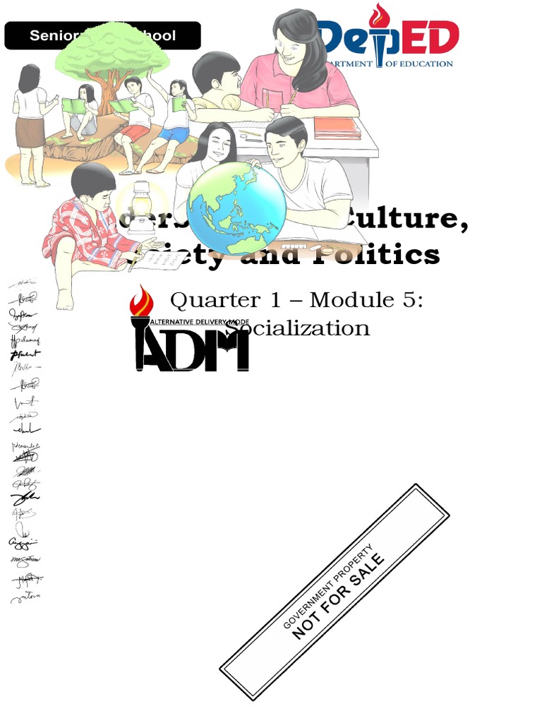 UCSP11 Q1 Module5 | PDF | Socialization | Identity (Social Science)