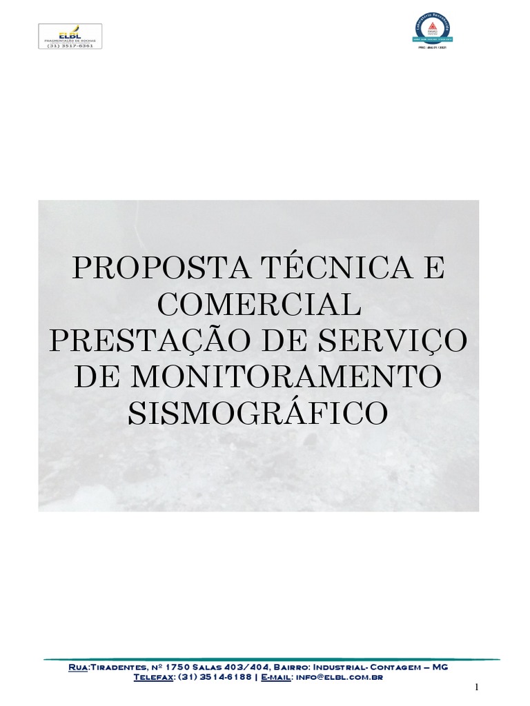Monitoramento Sismográfico em Mineração | PDF