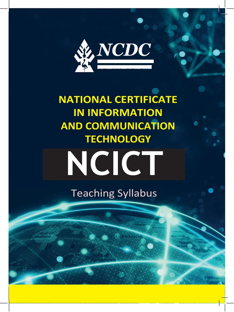 NCDC National Certificate in Ict Syllabus Ubteb Uganda | PDF | Learning ...