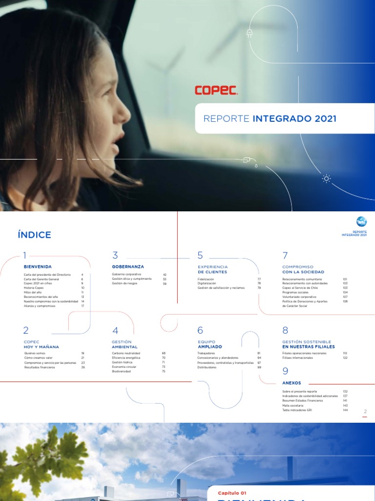 RA Copec 2021 36 1 | PDF | Chile | Sustentabilidad