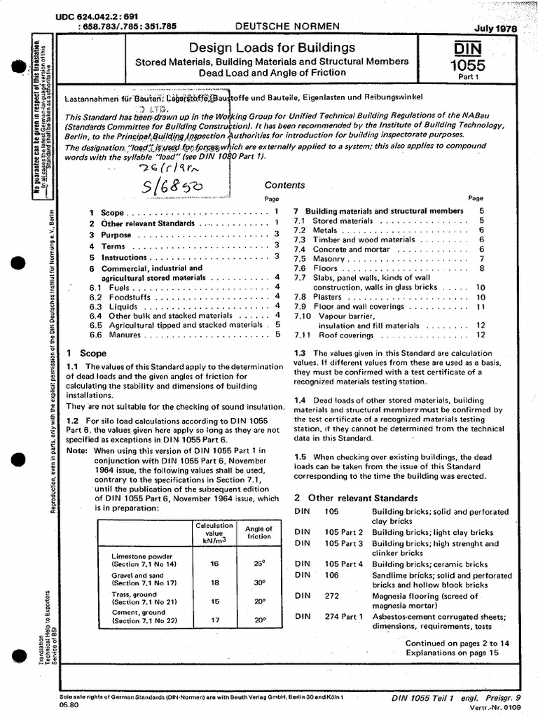 Din1055 1,2,3,5 | PDF