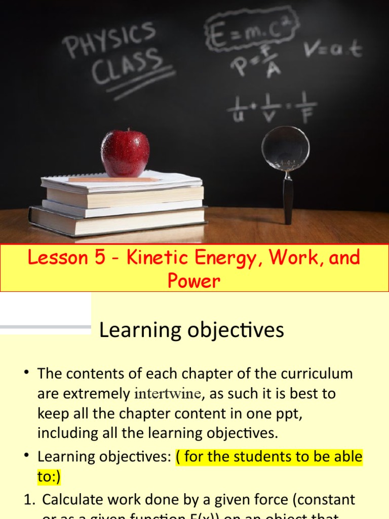 Work Power Energy | Download Free PDF | Force | Potential Energy