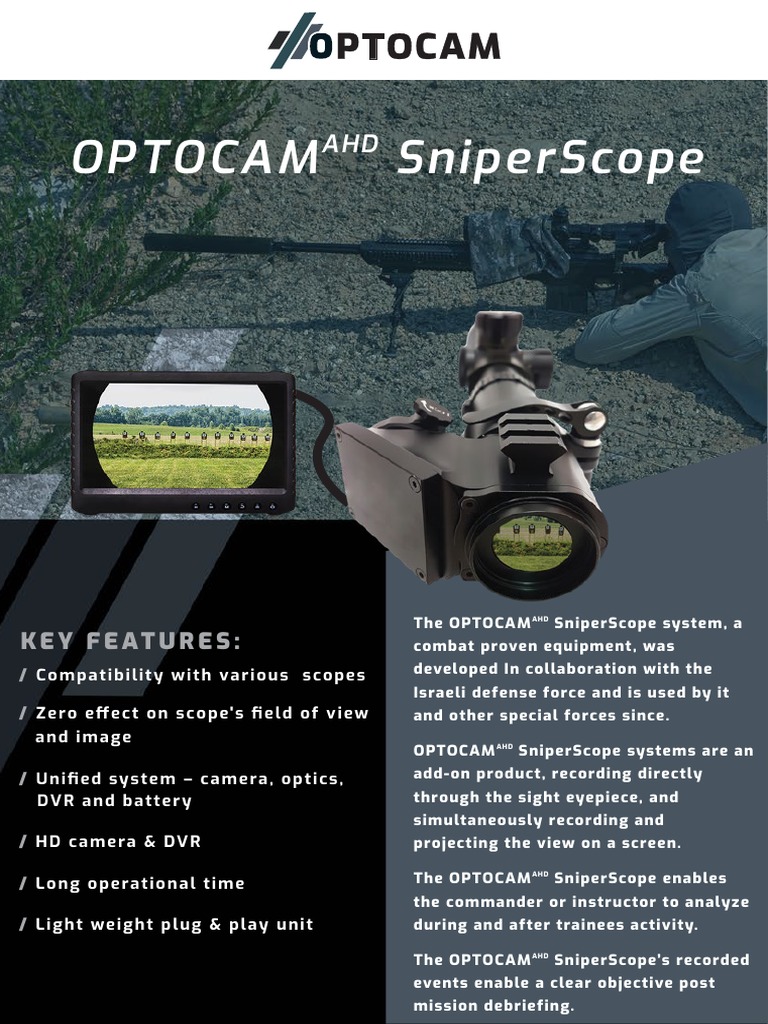 OPTOCAM AHD SniperScope Overview | PDF