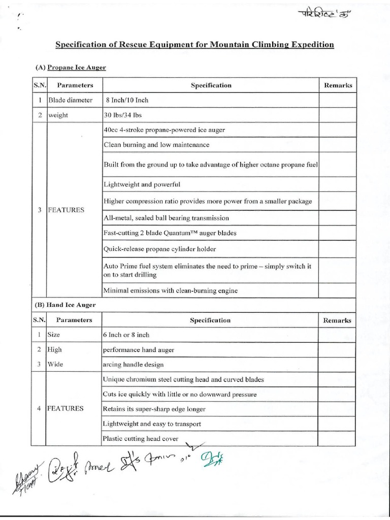 Spec RescueEquipment | PDF