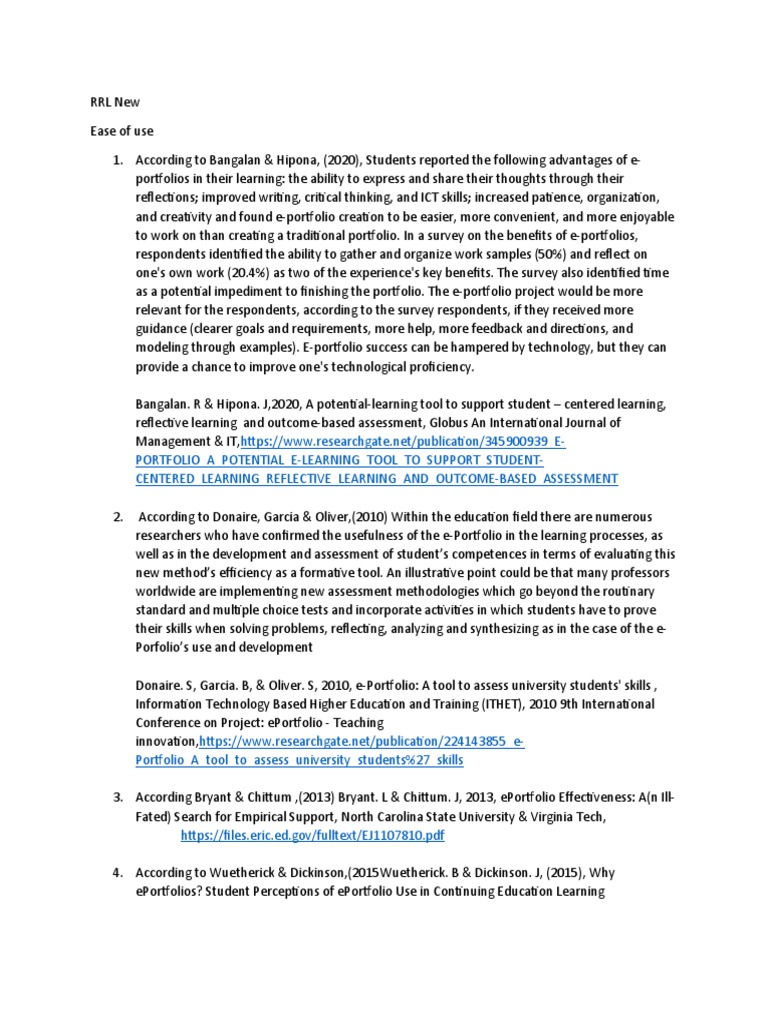 RRL New | PDF | Usability | Educational Technology