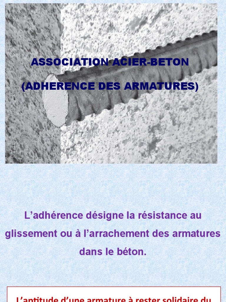 Association Acier Beton | PDF | Béton armé | Ingénierie civile