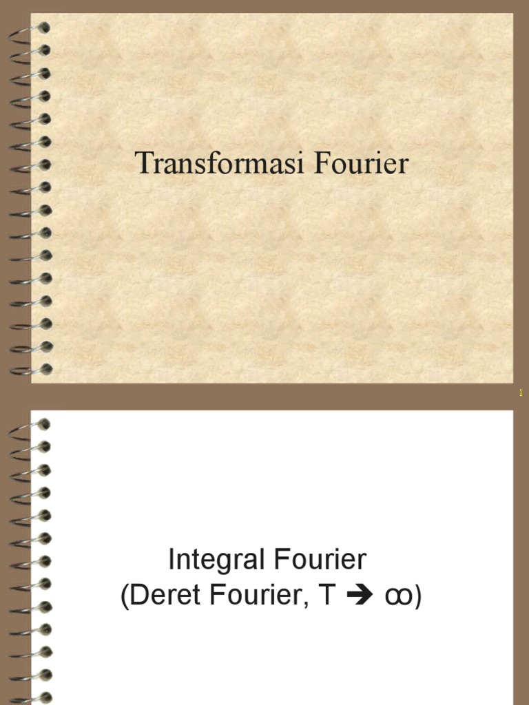 Analisis Spektral dengan Transformasi Fourier | PDF