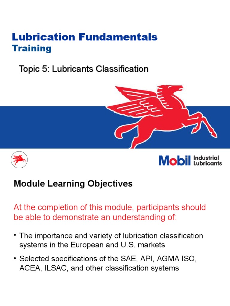 Lubricant Classification Systems Overview | PDF | Motor Oil | Internal ...