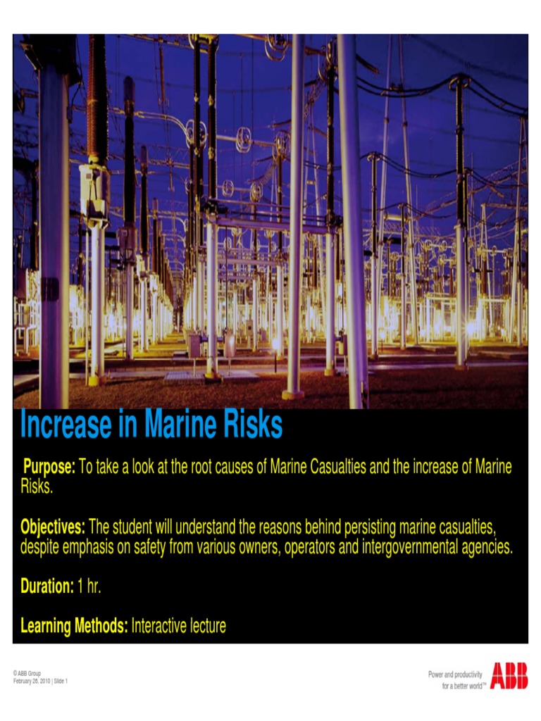 03 - Increase in Marine Risks | PDF | Ships | Oil Tanker