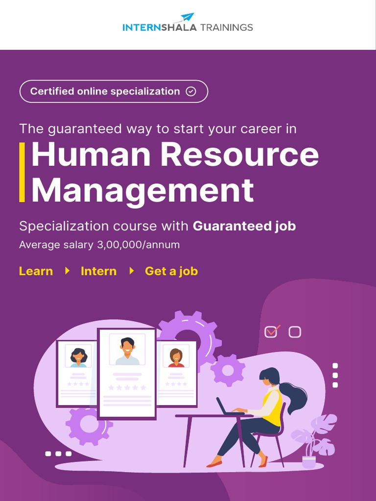 Human Resource Management Specialization Brochure | PDF | Human ...