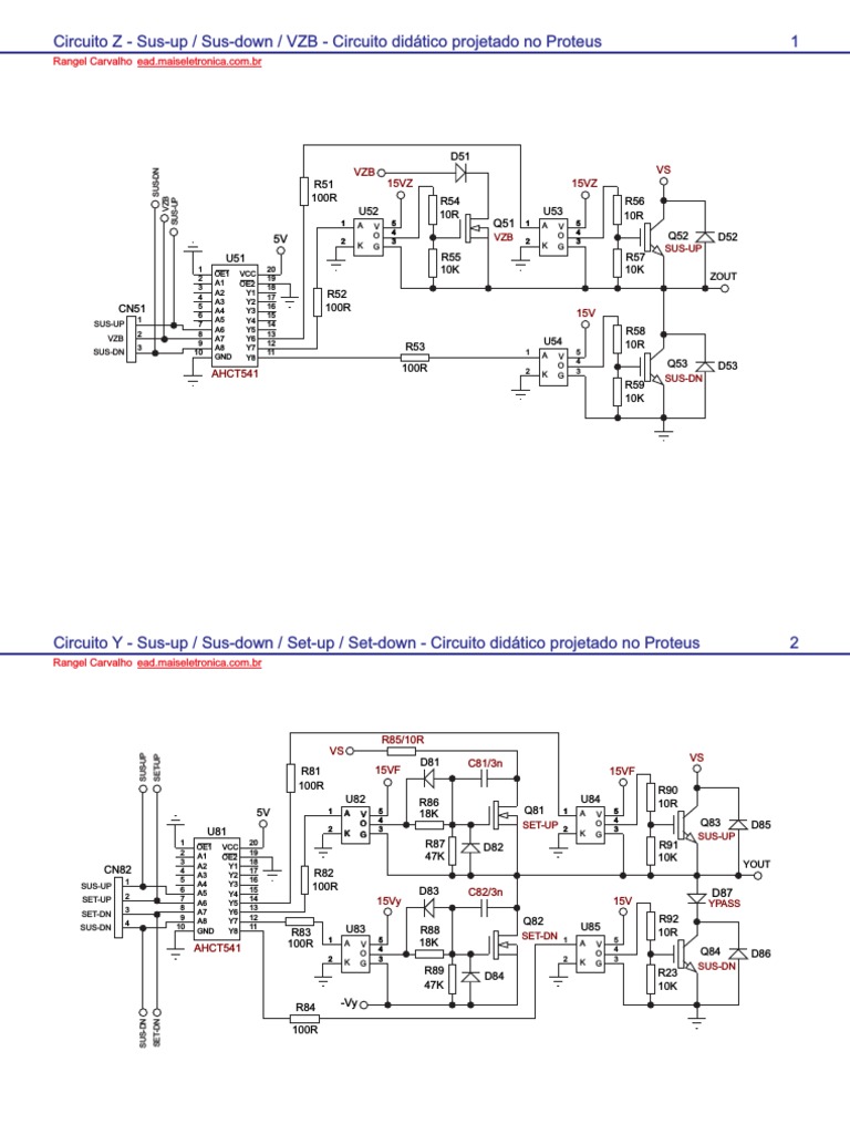 Diagrama Dos Circuitos Y, Z e Buffer | PDF
