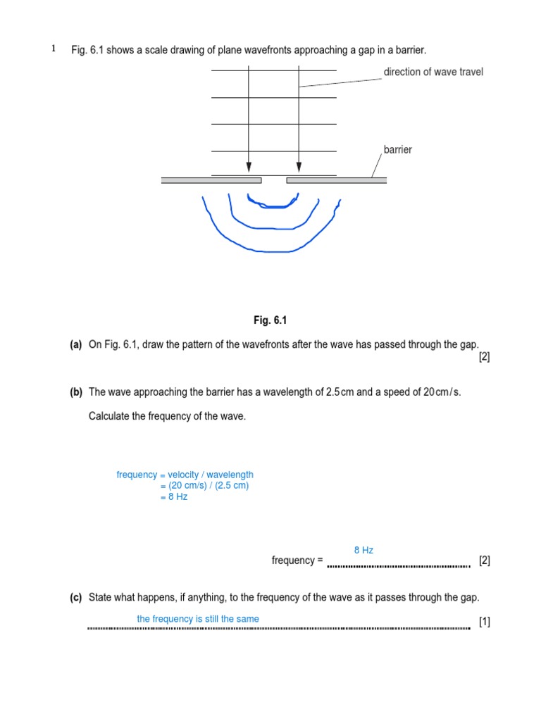 General Wave Properties 1 QP | PDF | Waves | Sound