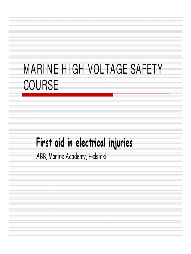 18 - First Aid in Electrical Injuries | PDF | Cardiopulmonary Resuscitation | Injury