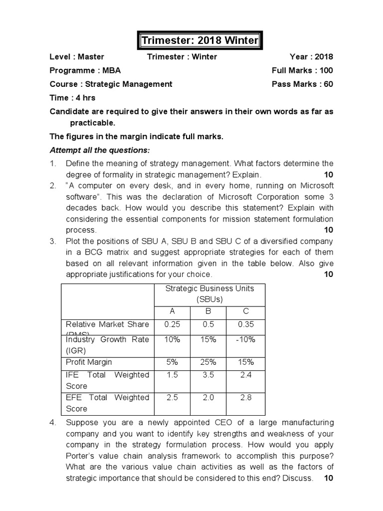 Strategic Priorities and Direction for Nepal Bank Limited: A Case for Strategic Planning and ...