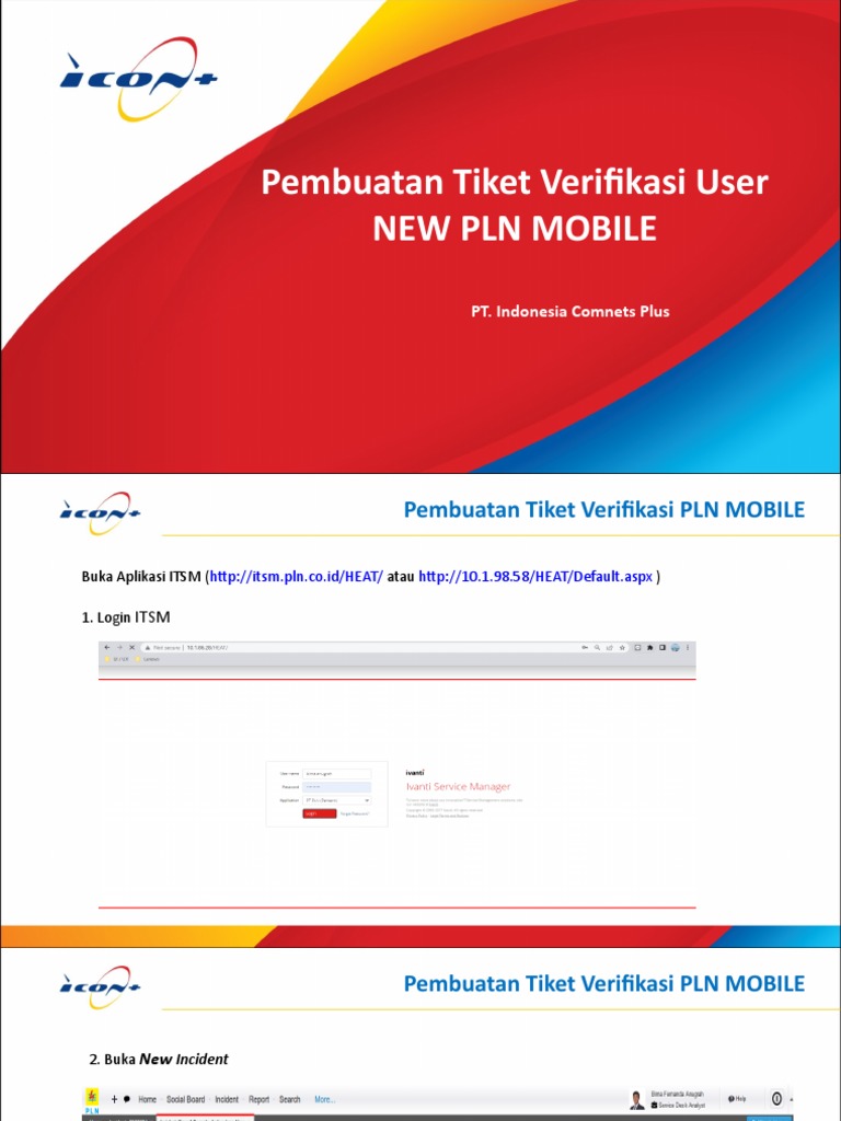 Pembuatan Tiket Verifikasi PLN Mobile | PDF