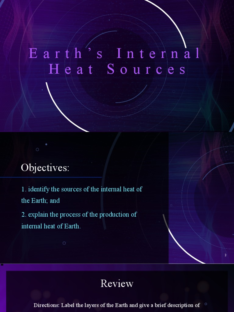 Earth's Internal Heat Sources Explained | PDF | Earth | Radioactive Decay