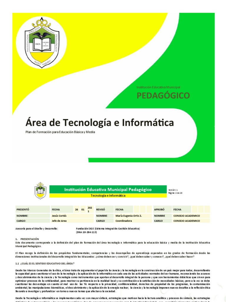 Diseño Curricular Tecno e Info. 2021 | Descargar gratis PDF | Educación primaria | Informática