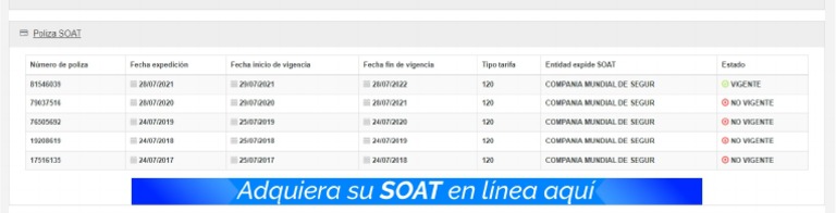 Comprovante Soat | PDF