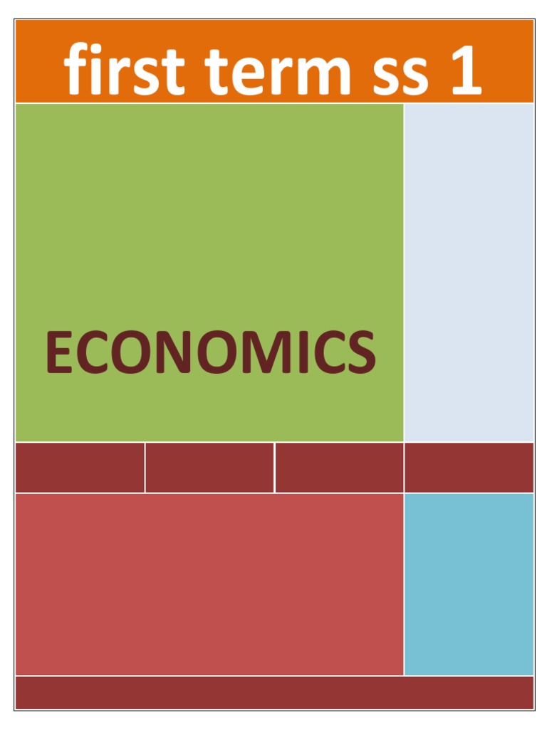 1ST TERM SS1 ECONS E-NOTES | PDF | Economics | Demand