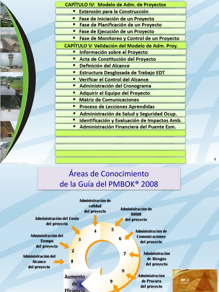 1aagestion Proyecto Pmbok | PDF | Perforación | Ingeniería