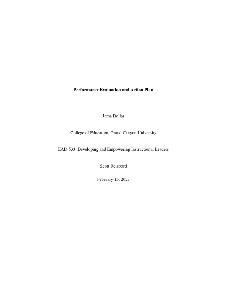 GCU Assessment Board Action Plan | PDF | Teachers | Lesson Plan