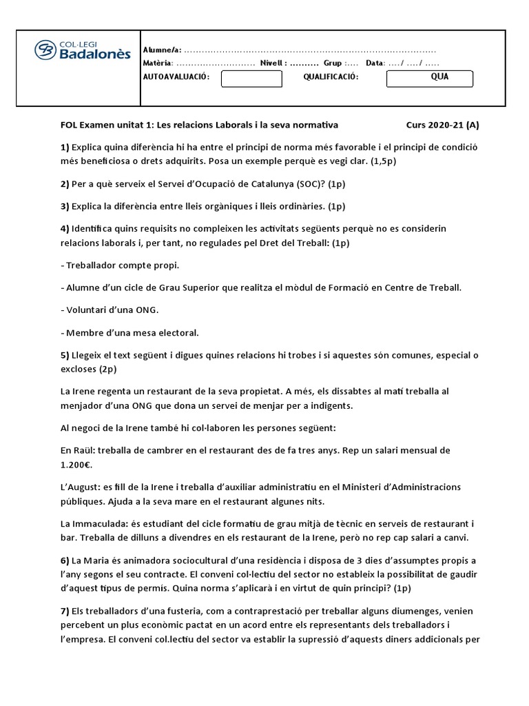 Fol Tema 1A | PDF