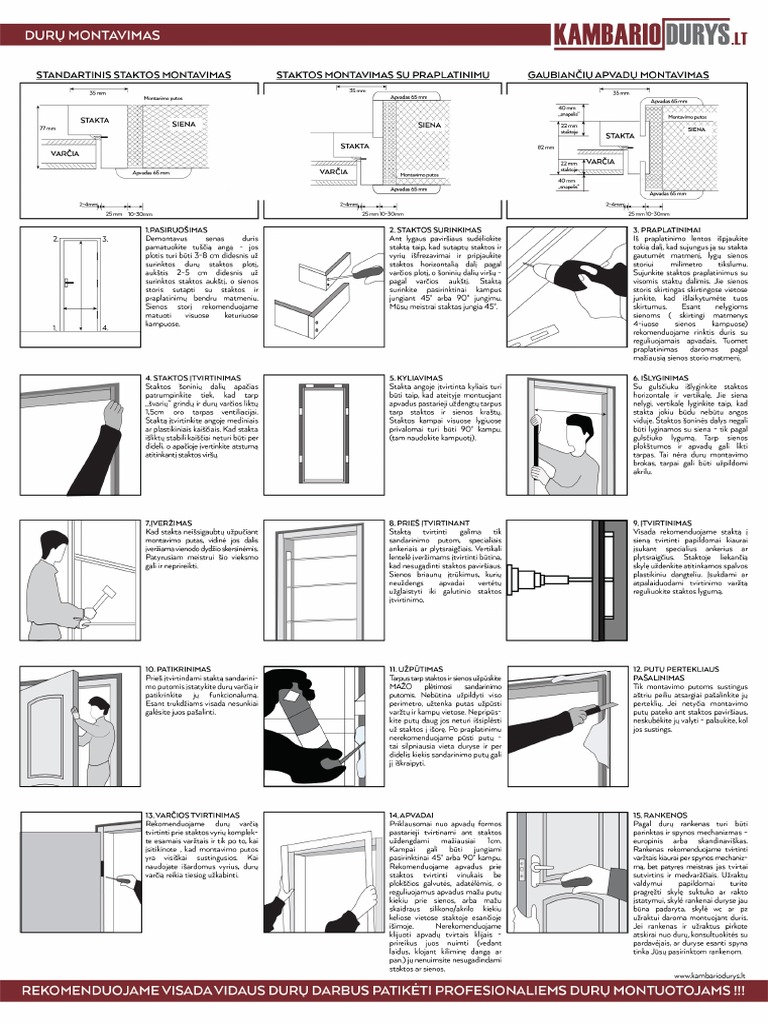 Montavimo Instrukcija | PDF