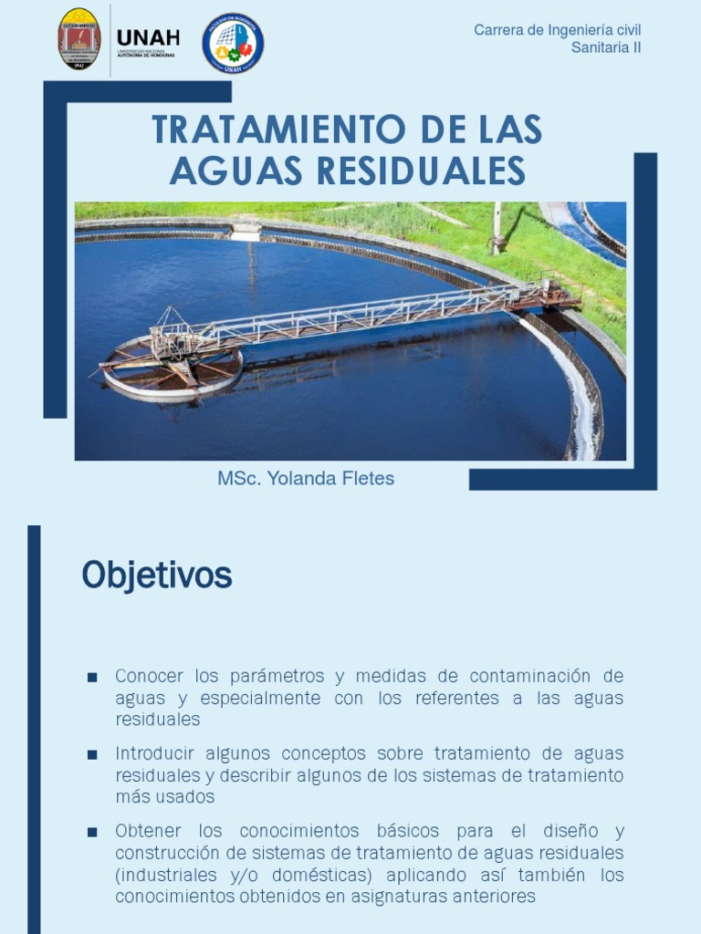 Segunda Unidad - TratamientoAR | PDF | Aguas residuales | Tratamiento ...