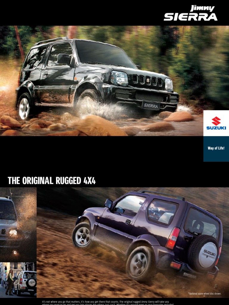 Brochure Jimny Sierra | PDF | Four Wheel Drive | Wheeled Vehicles