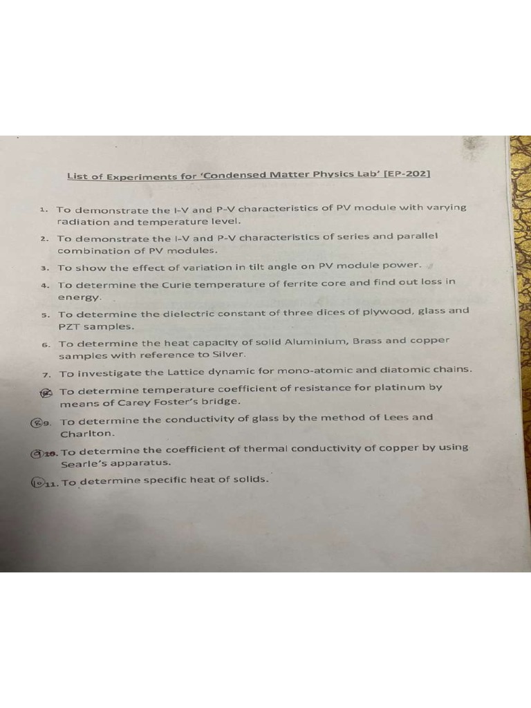 Condensed Matter Physics | PDF