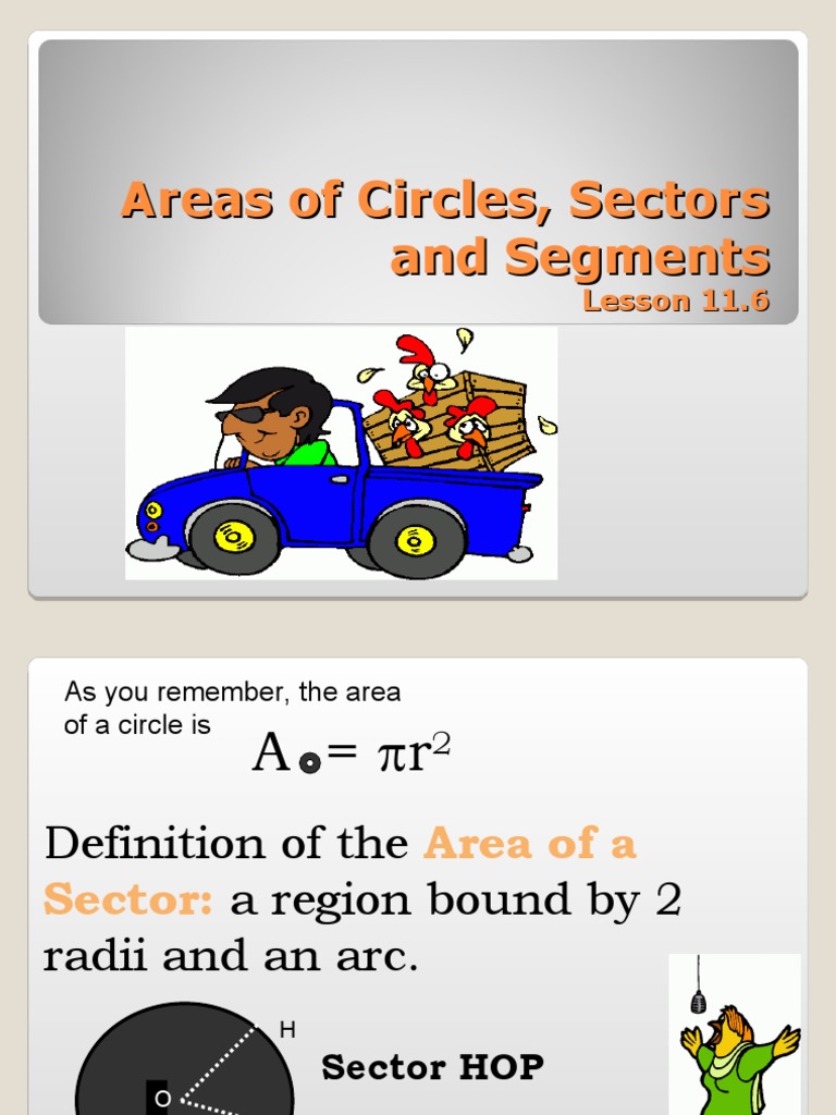 Geometry 11.6 Area of Circles Sectors and Segments | PDF | Science ...