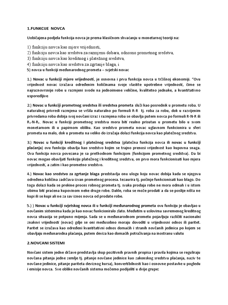 II Finasije Kolokvij | PDF
