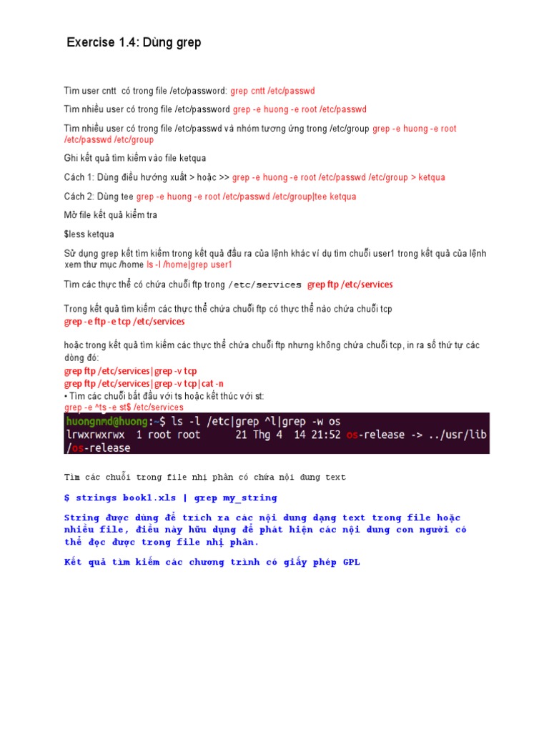 Dung Grep - SV | PDF