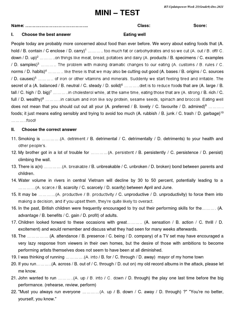 Eating Well and Healthy Diet Tips | PDF