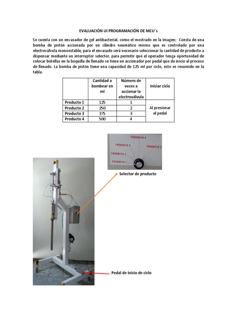 Evaluación Ui Programación de Mcu (1) | PDF