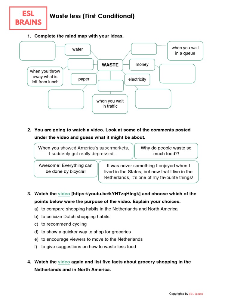 First Cond | PDF | Grammar | Language Mechanics