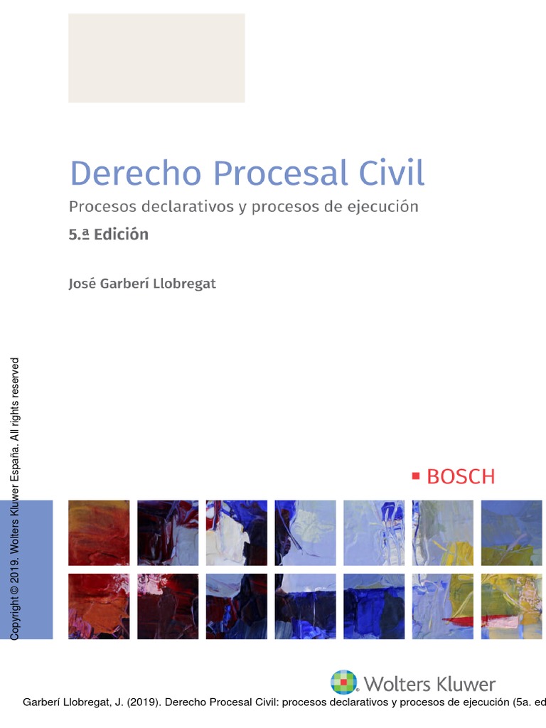 Derecho Procesal Civil_ Procesos Declarativos y Procesos de Ejecución ...