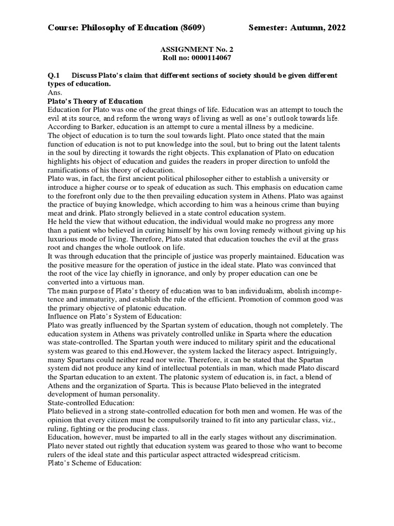 8609 - Assignment 2 Solved (AG) | PDF | Deconstruction | John Dewey