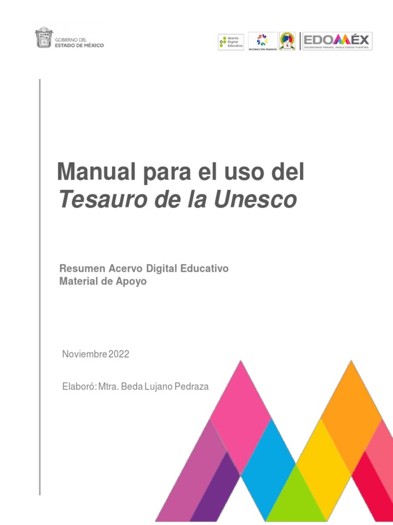 Uso del Tesauro de la Unesco | PDF | Metadatos