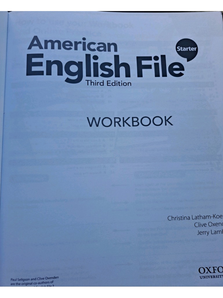Workbook | PDF