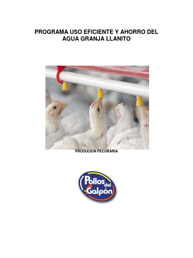 PUEEA GRANJA Llanito Final Version 3 | PDF | Agua | Recursos hídricos