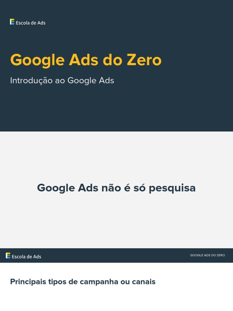 Google Ads Do Zero | PDF | YouTube | Publicidade