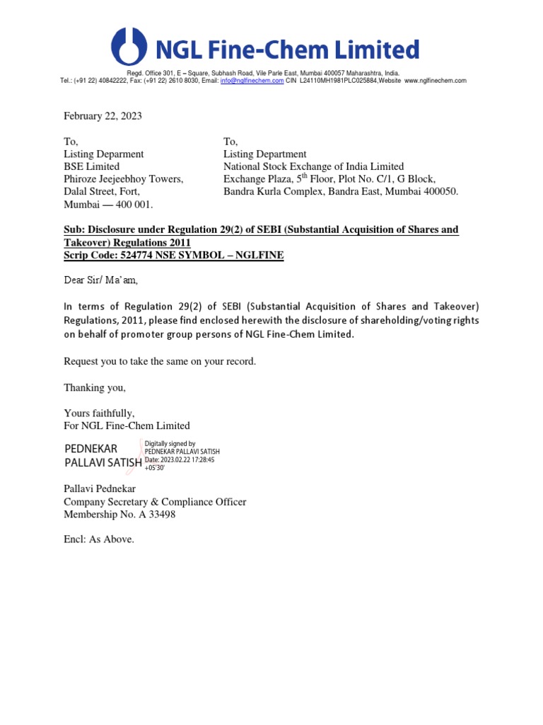 500 1000 Full Insider Trading Sast 20230222 | PDF | Stock Exchange | Takeover