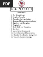 Zoology BSC 1st Year | PDF