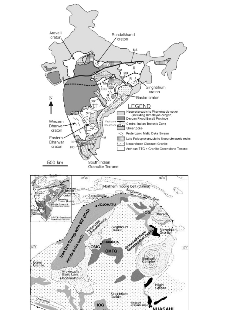 Singhbhum Craton | PDF | Granite | Geology