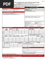 IPC ADR Reporting Form | PDF | Pharmacovigilance | Health Care
