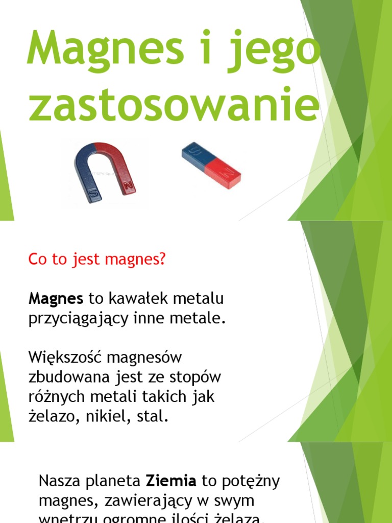 Magnes I Jego Zastosowanie | PDF