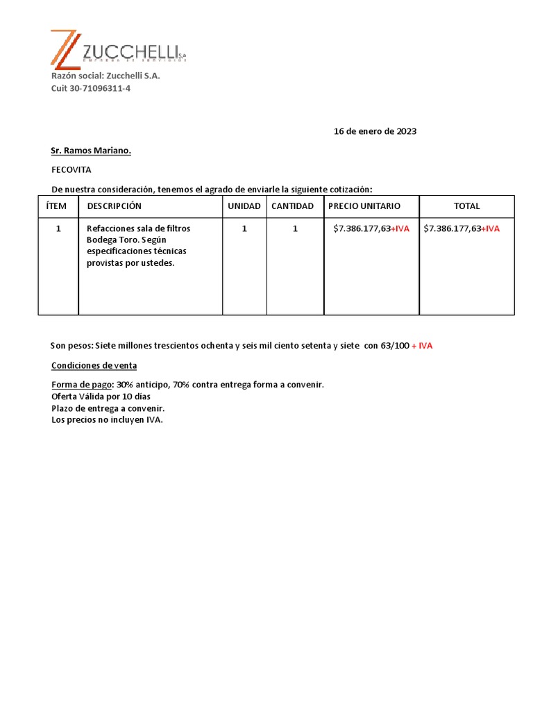 Zuchelli | PDF